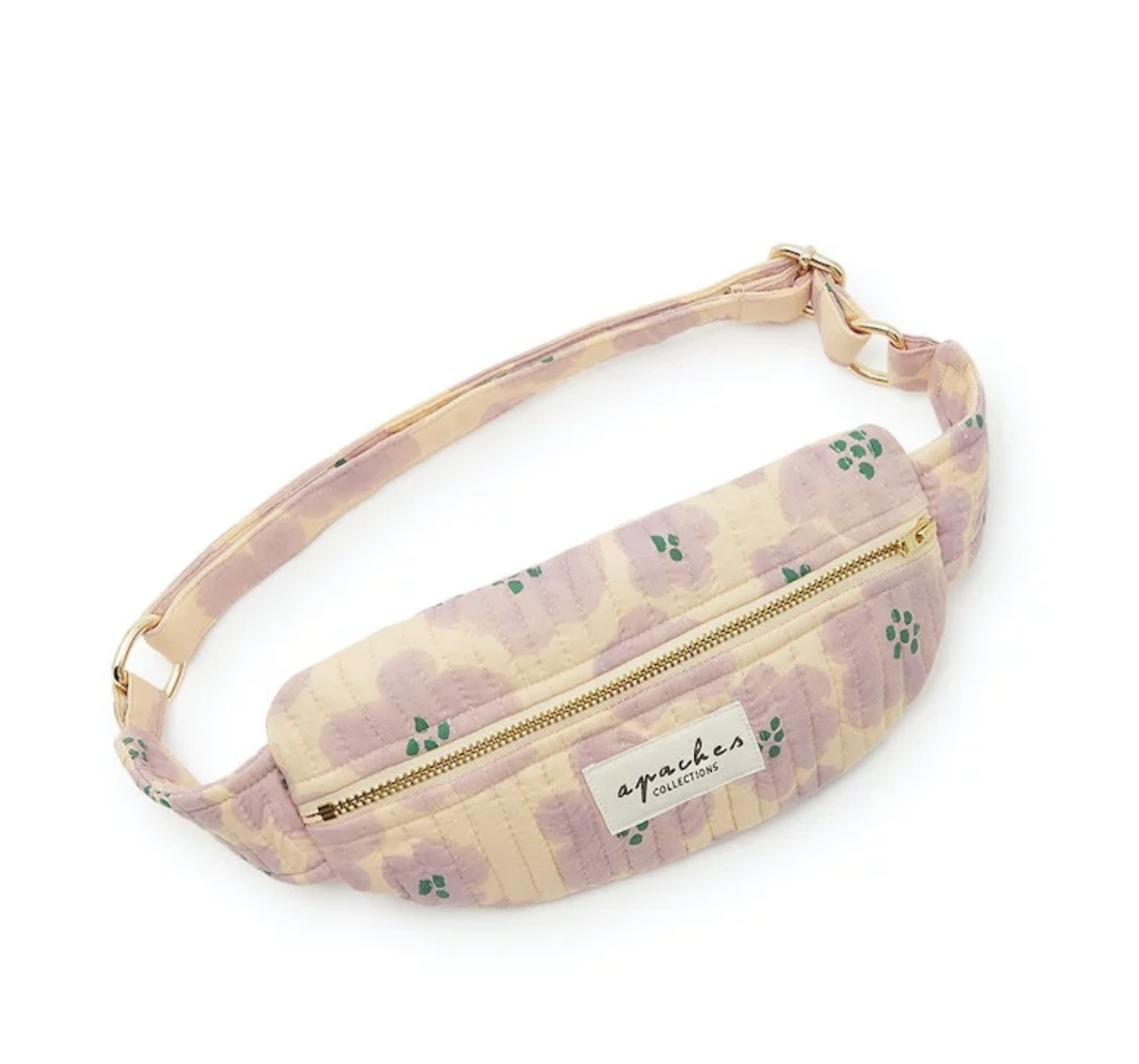 Mini sac banane kela – Flora bold lavande – BONNIE BONNIE